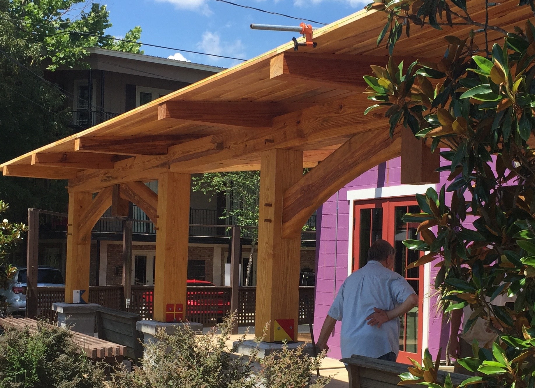 Timber Frame Additions • Grassroots Wood Co • Baldwin County, Alabama