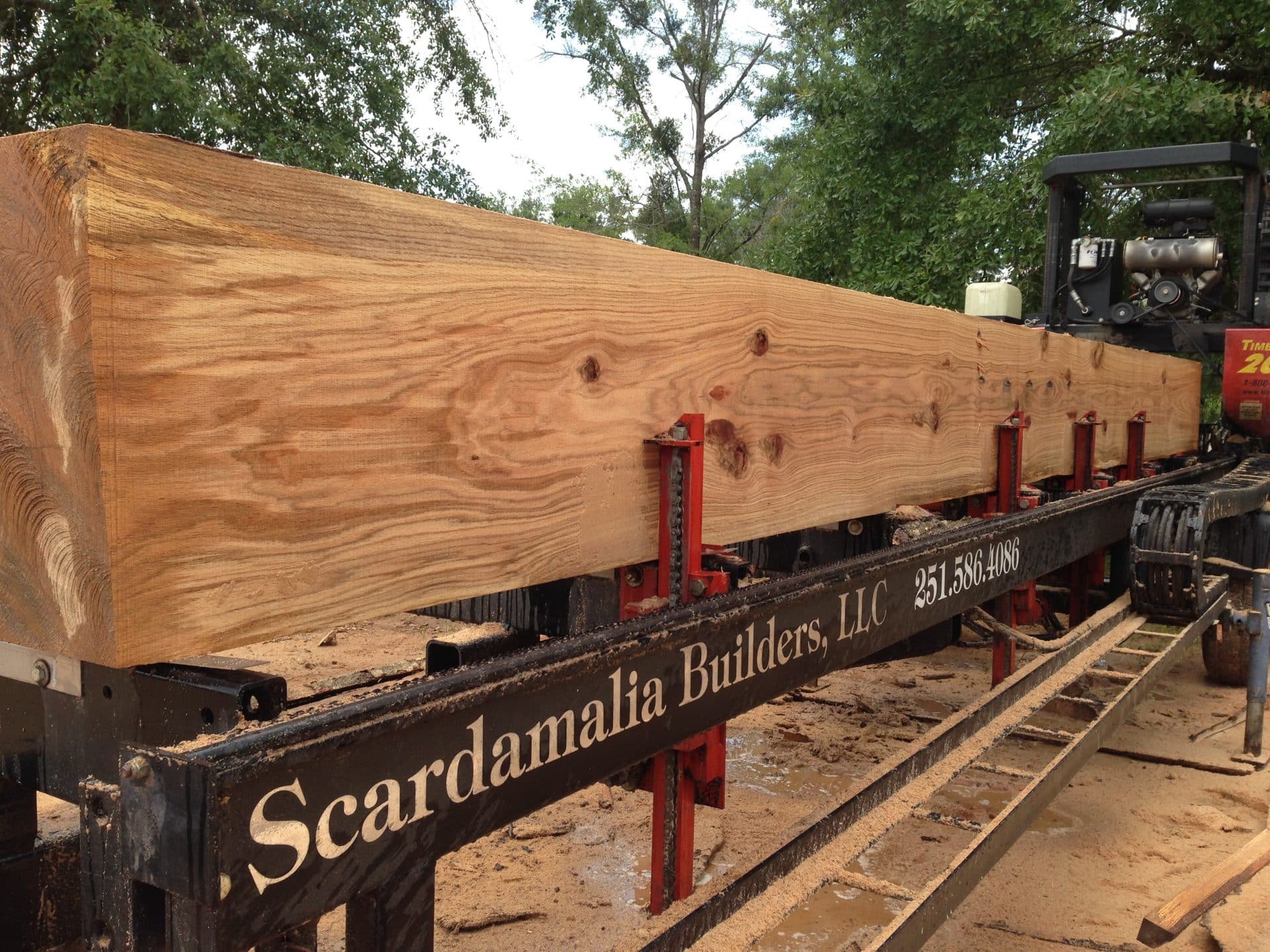 Crosscut Slabs & Lumber at Grassroots Wood Co. in Fairhope, Alabama