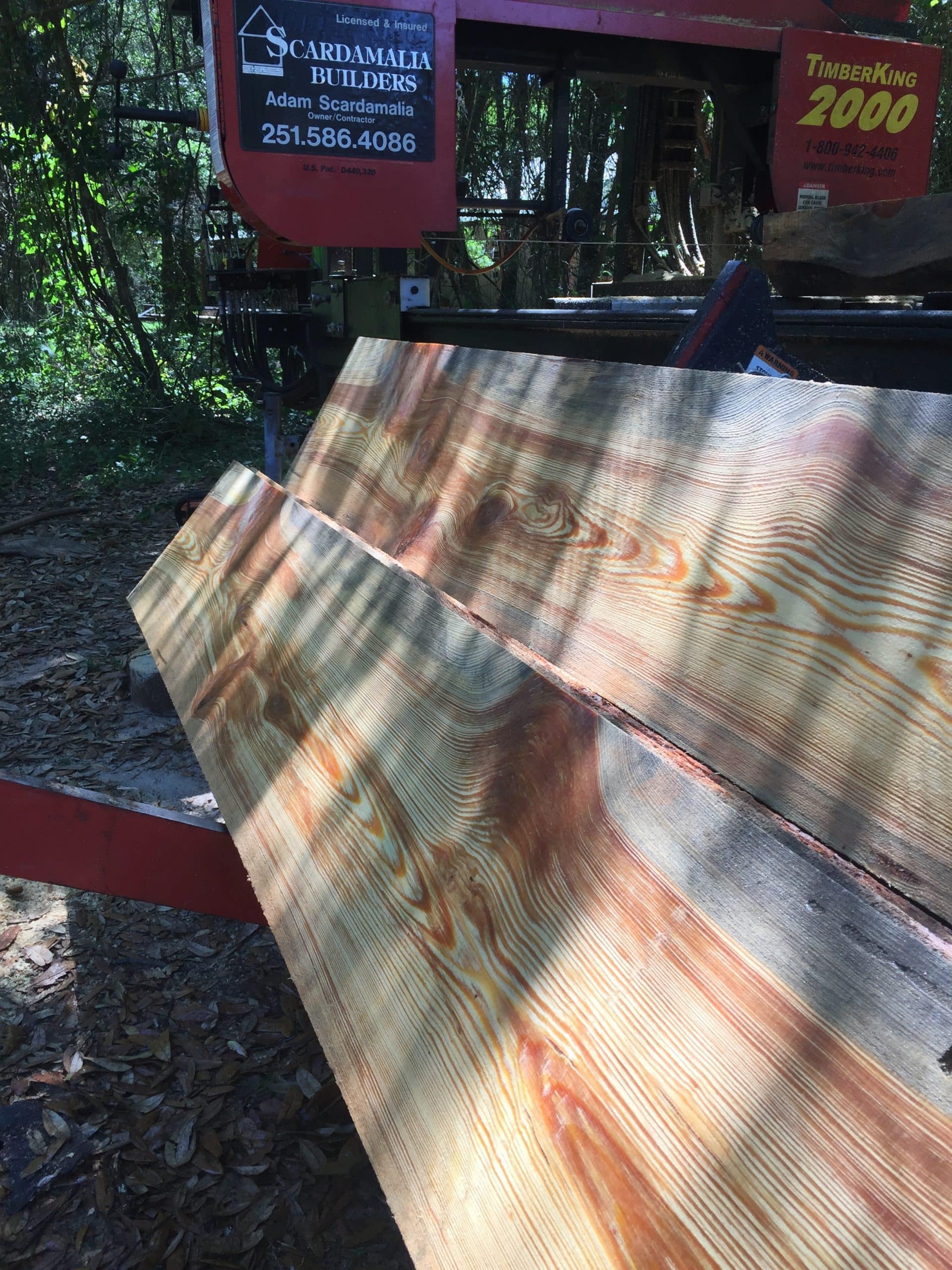 Crosscut Slabs & Lumber at Grassroots Wood Co. in Fairhope, Alabama